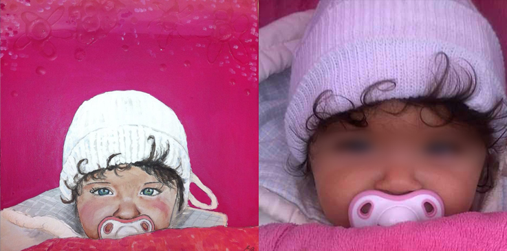 Retratos a todo color personalizados a la carta